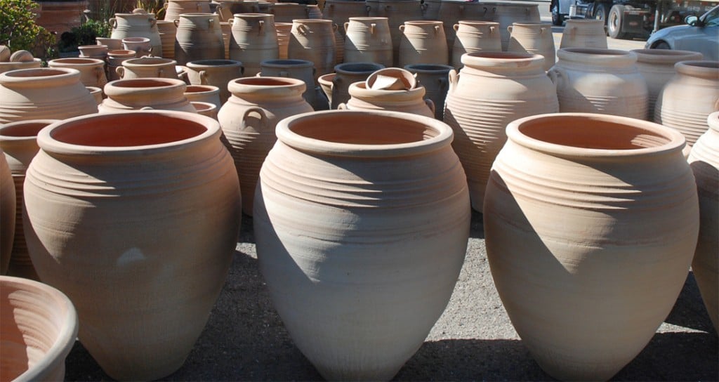 The Greeks are Back Again: Terra Cotta Pottery - Eye of the Day Garden ...