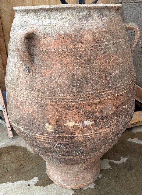 Vintage Greek Pithari GV11 - Eye of the Day Garden Design Center