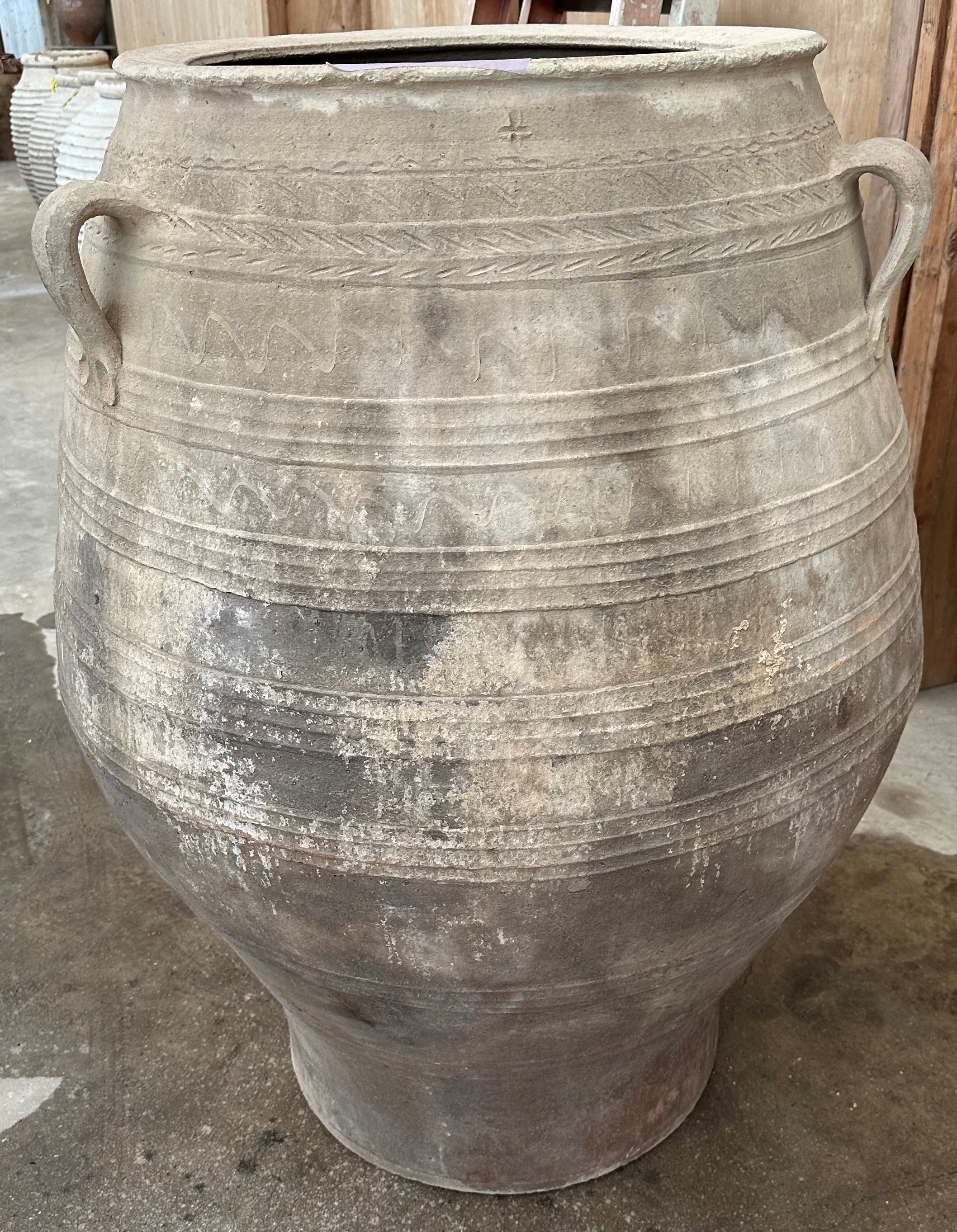Vintage Greek Pithari GV34 - Eye of the Day Garden Design Center