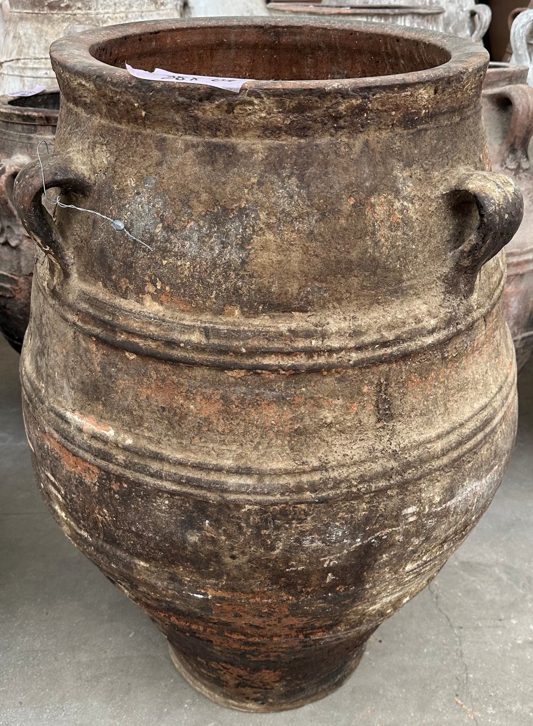Vintage Greek Pithari GV43 - Eye of the Day Garden Design Center