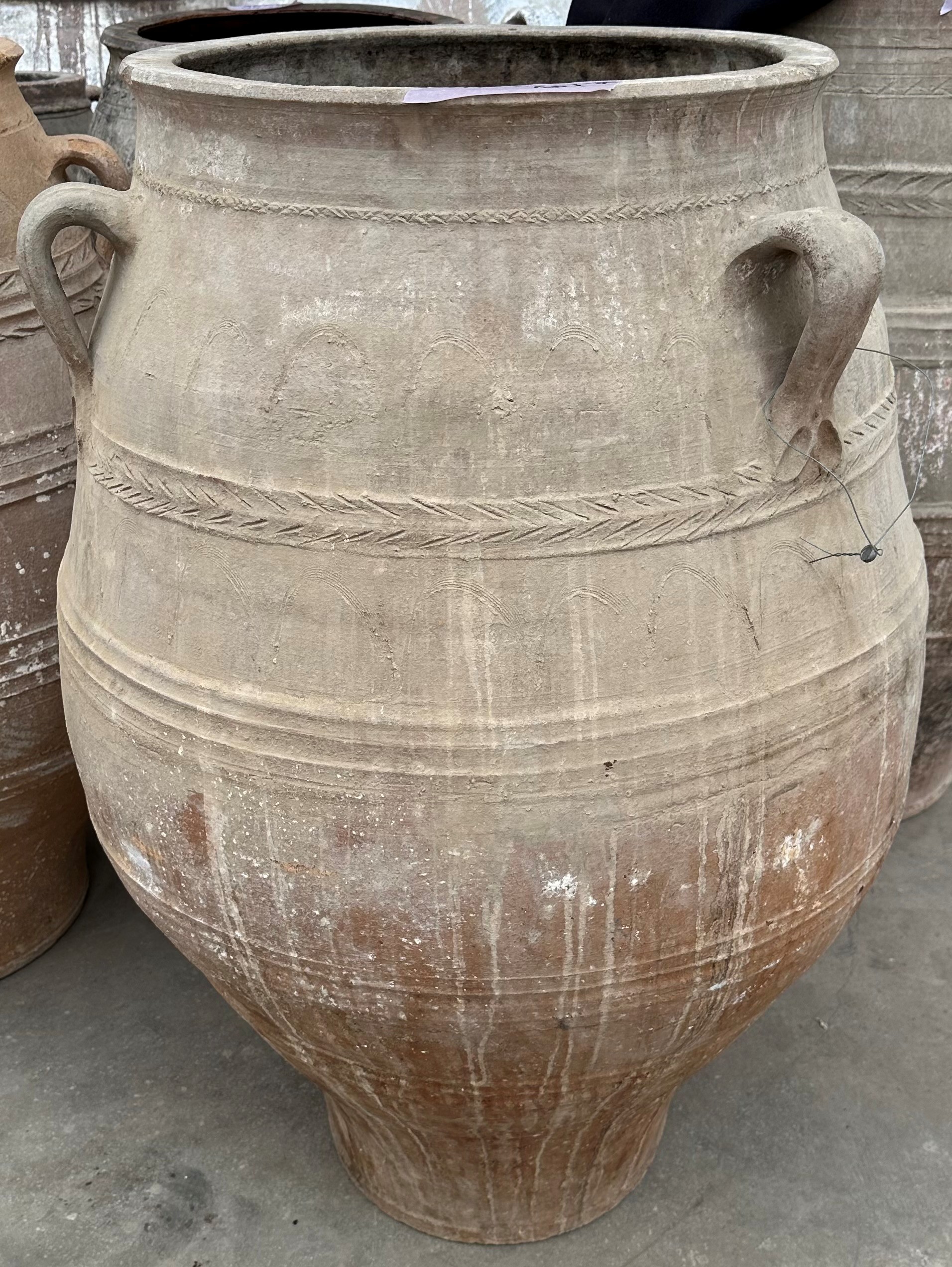 Vintage Greek Pithari GV45 - Eye of the Day Garden Design Center