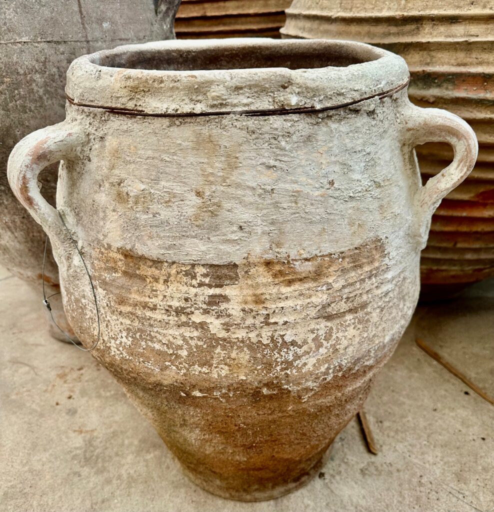 Vintage Greek Pithari GVM8 - Eye of the Day Garden Design Center