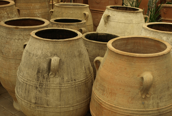 Pithari: Greek Oil Jar for the People - Eye of the Day Garden Design Center